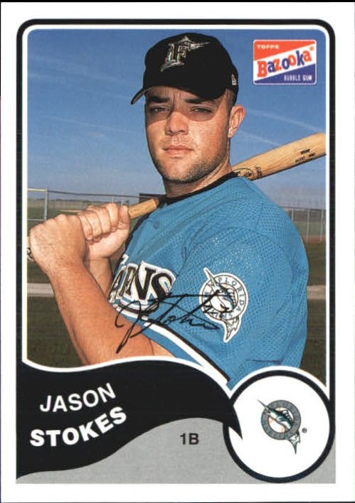 2003 Bazooka #131A Jason Stokes Logo - NM-MT