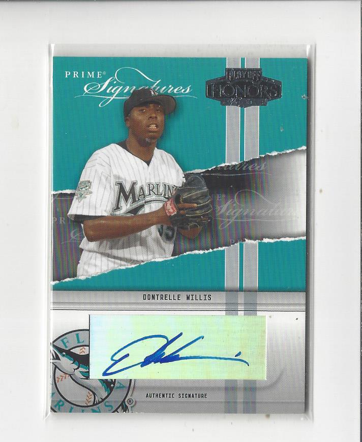 2004 Playoff Honors Prime Signature Autograph #5 Dontrelle Willis/50 ...