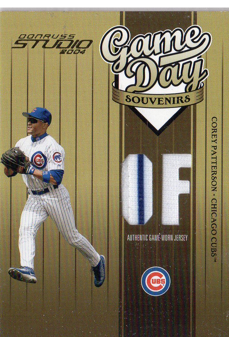 2004 Studio Game Day Souvenirs Position #17 Corey Patterson Jsy/250 - NM-MT