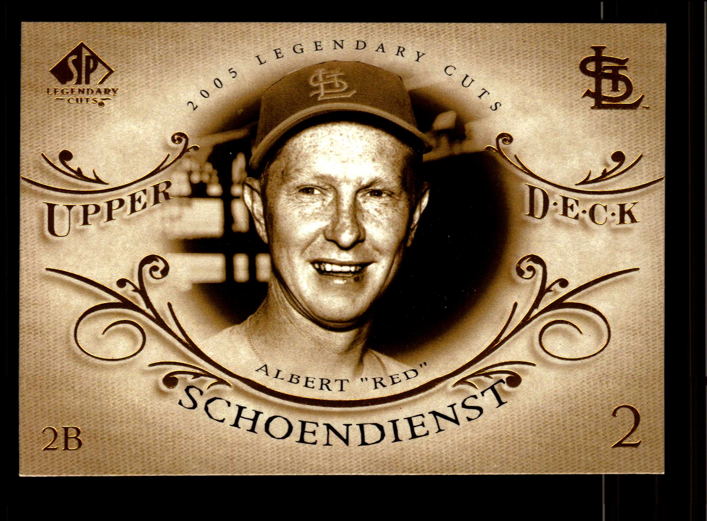 2005 SP Legendary Cuts #65 Red Schoendienst - NM-MT
