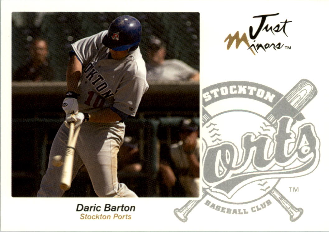 2005 Just Autographs #4 Daric Barton - NM-MT