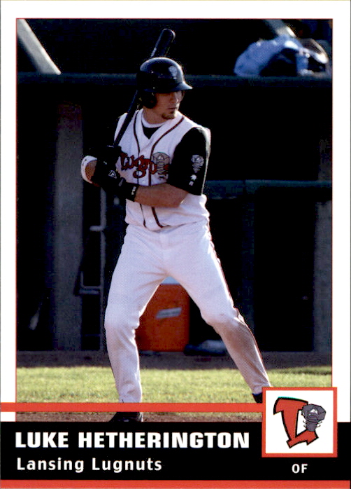 2005 Lansing Lugnuts Grandstand #13 Luke Hetherington - NM