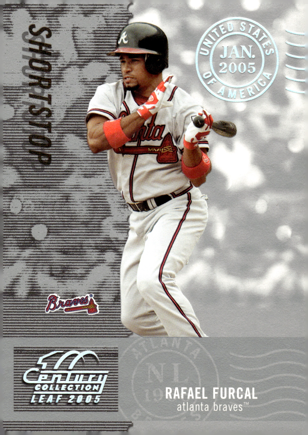 2005 Leaf Century Post Marks Silver #101 Rafael Furcal - NM-MT - Card ...