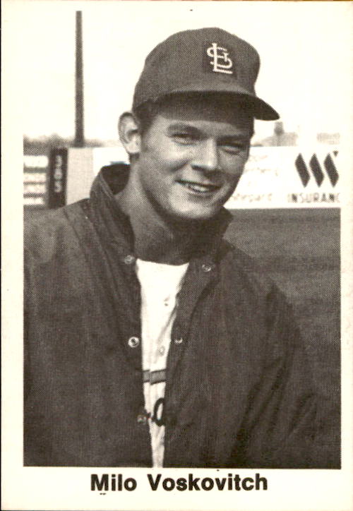1972 Cedar Rapids Cardinals TCMA #20 Milo Voskovitch - NM