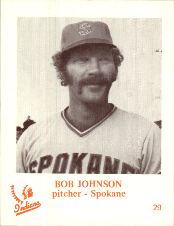 1974 Spokane Indians Caruso #29 Bob Johnson - . Oversized. - NM