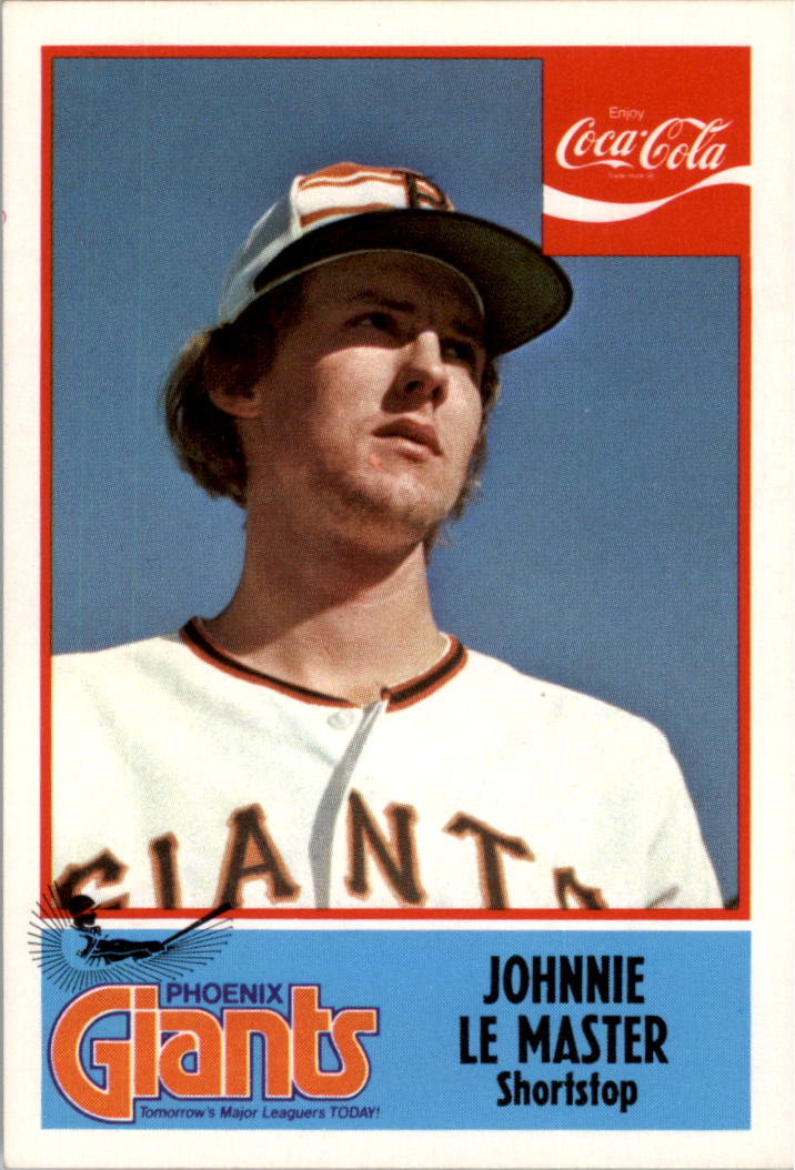 1976 Phoenix Giants Coca Cola #15 Johnnie Le Master - NM