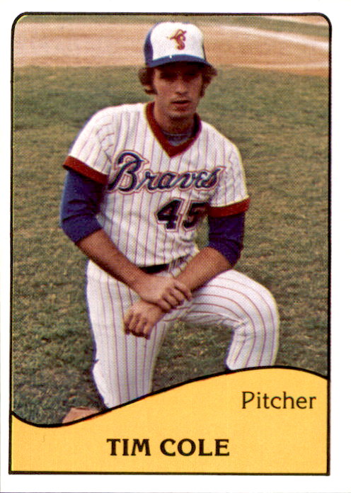 1979 Savannah Braves TCMA #20 Tim Cole - NM