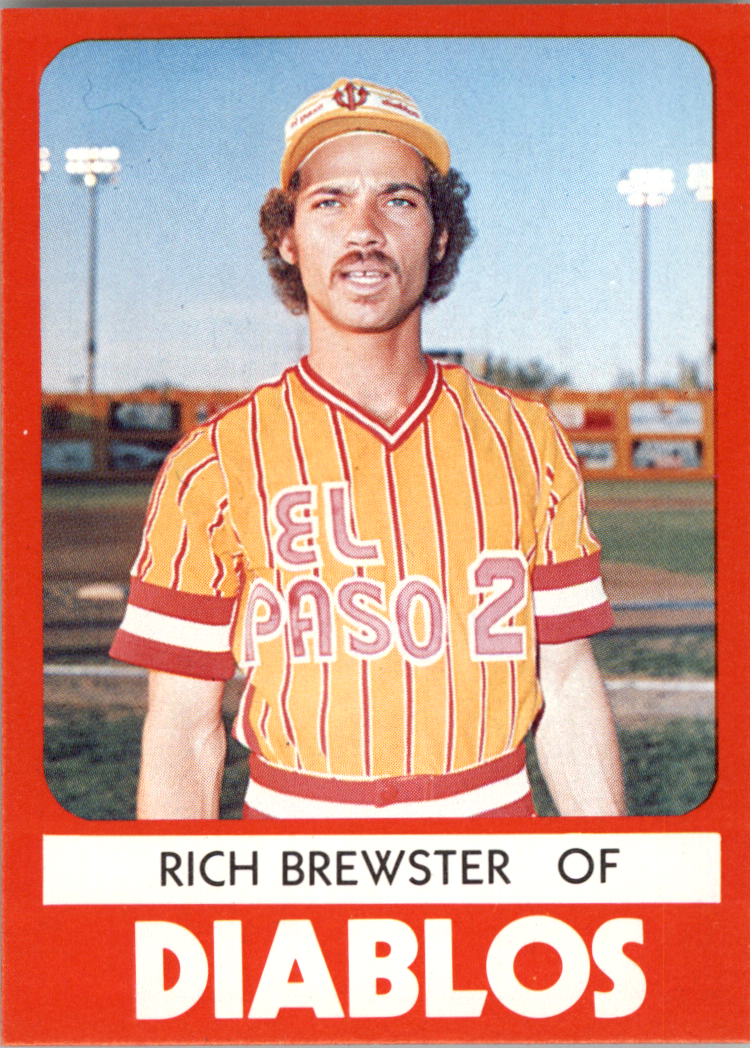 1980 El Paso Diablos TCMA #20 Rich Brewster - NM-MT