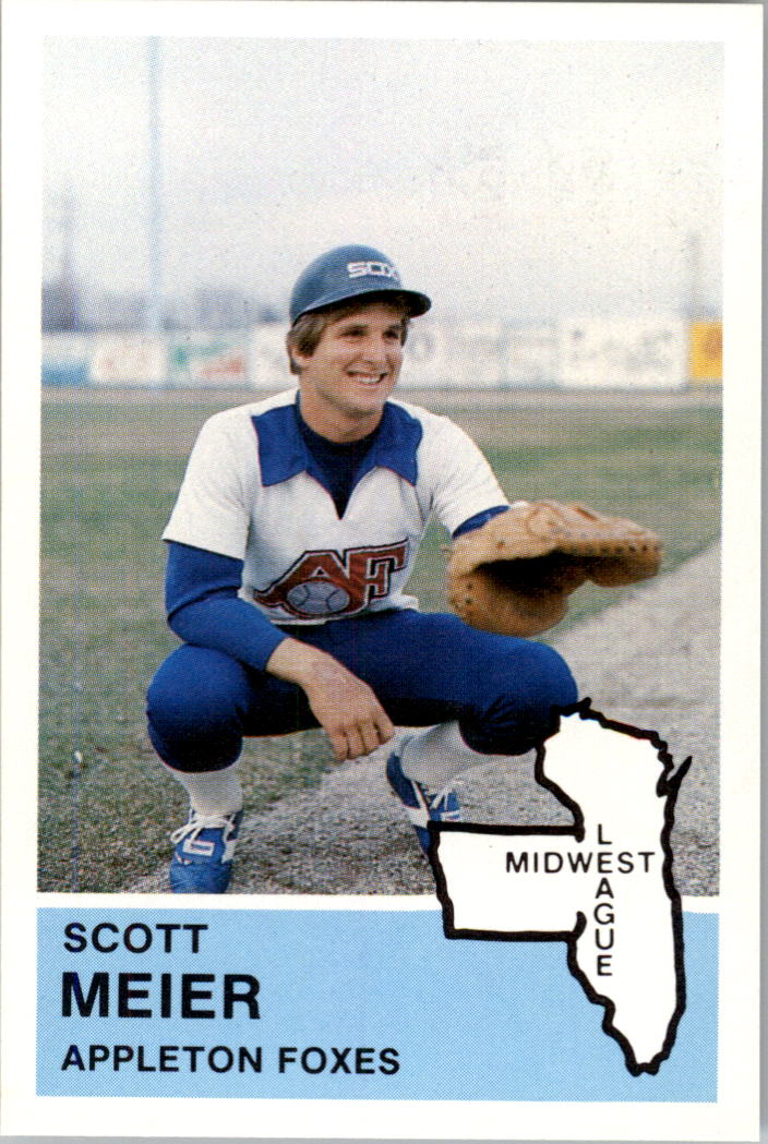 1982 Appleton Foxes Fritsch #9 Scott Meier - NM-MT