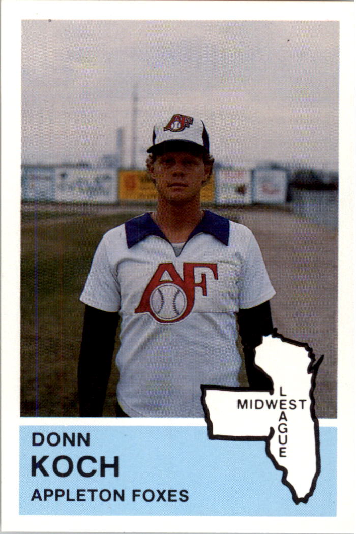 1982 Appleton Foxes Fritsch #17 Donn Koch - NM-MT