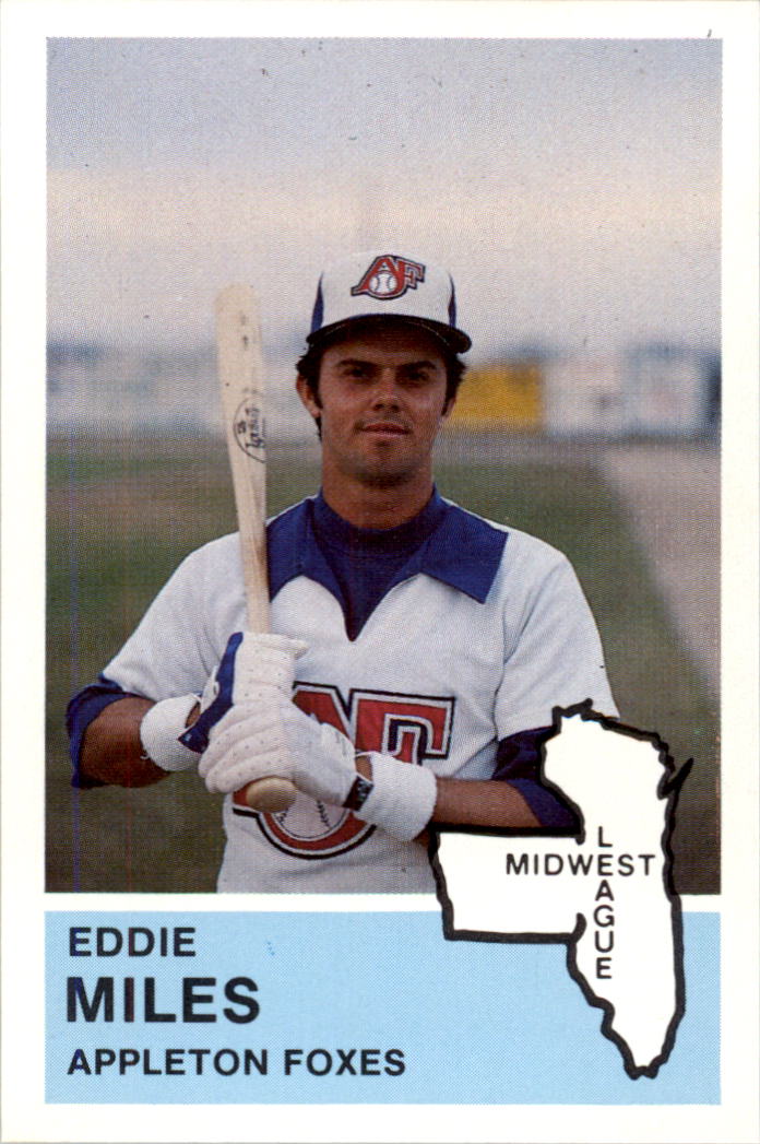 1982 Appleton Foxes Fritsch #20 Eddie Miles - NM-MT