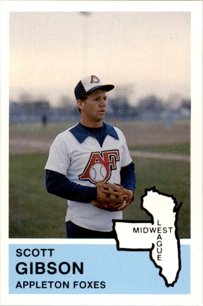 1982 Appleton Foxes Fritsch #22 Scott Gibson - NM-MT