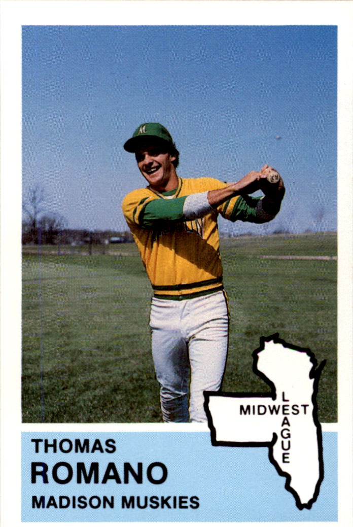 1982 Madison Muskies Fritsch #28 Thomas Romano - NM-MT
