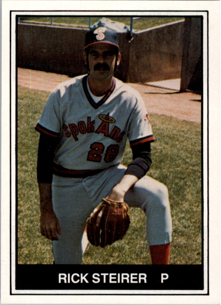 1982 Spokane Indians TCMA #8 Rick Steirer - NM-MT