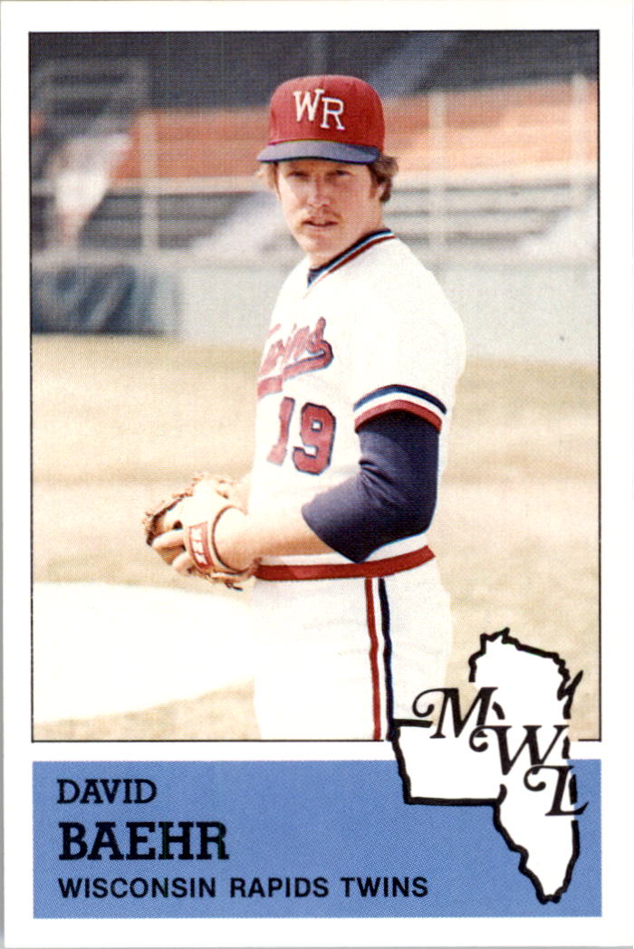 1983 Wisconsin Rapids Twins Fritsch #25 David Baehr - NM-MT