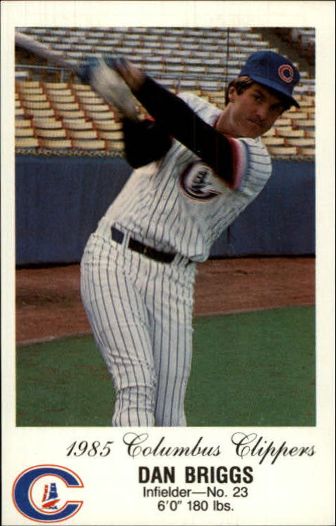 1985 Columbus Clippers Police #3 Dan Briggs - NM-MT