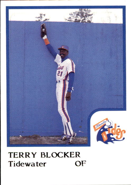 1986 Tidewater Tides ProCards #2 Terry Blocker - NM