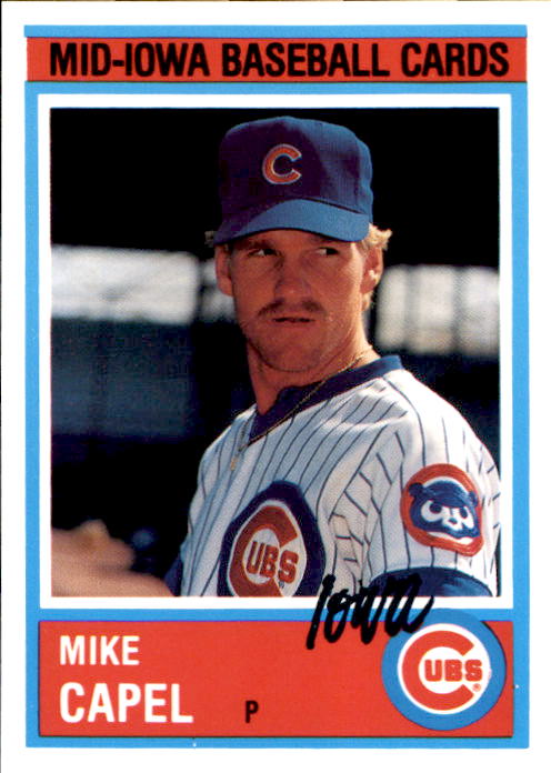 1987 Iowa Cubs Team Issue #4 Mike Capel - NM