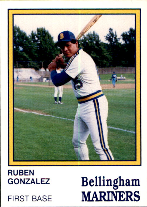 1987 Bellingham Mariners Team Issue #23 Ruben Gonzalez - NM