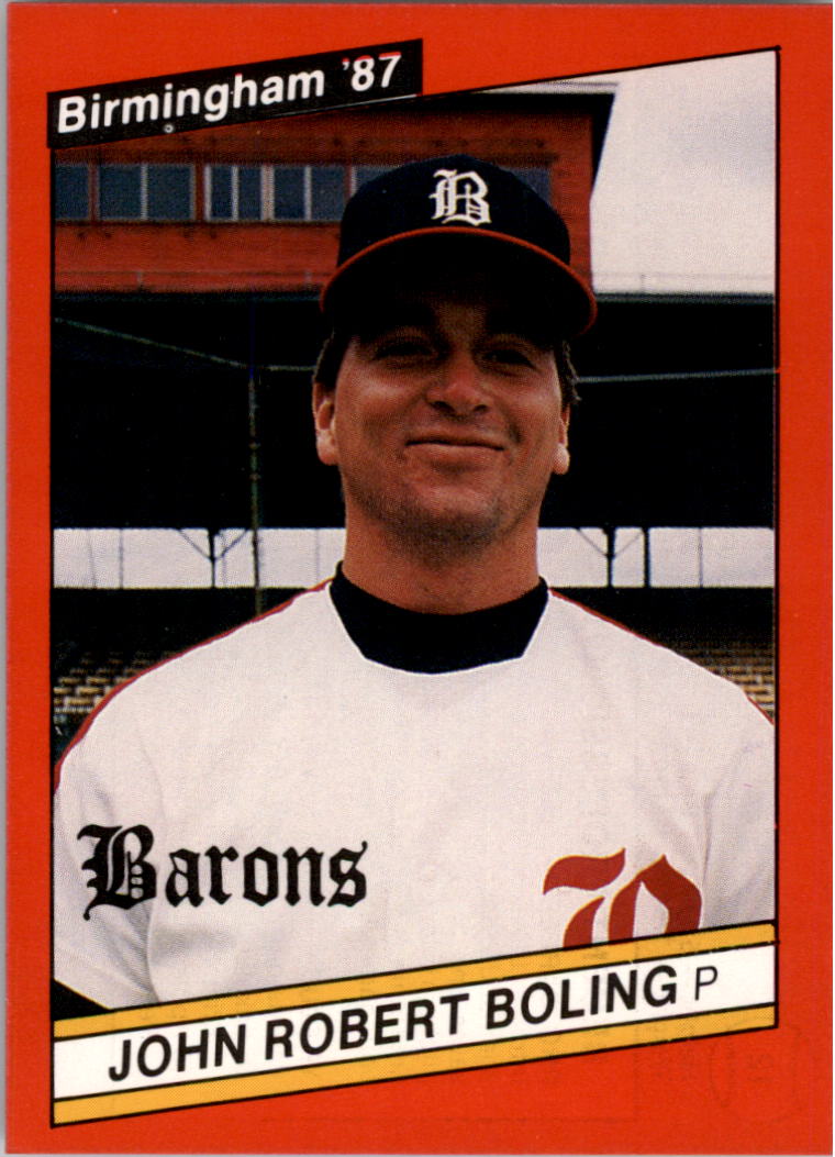 1987 Birmingham Barons Best #12 John Robert Boling - NM-MT