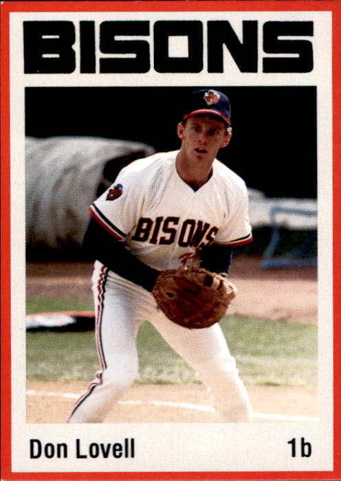 1987 Buffalo Bisons Pucko #1 Don Lovell - NM