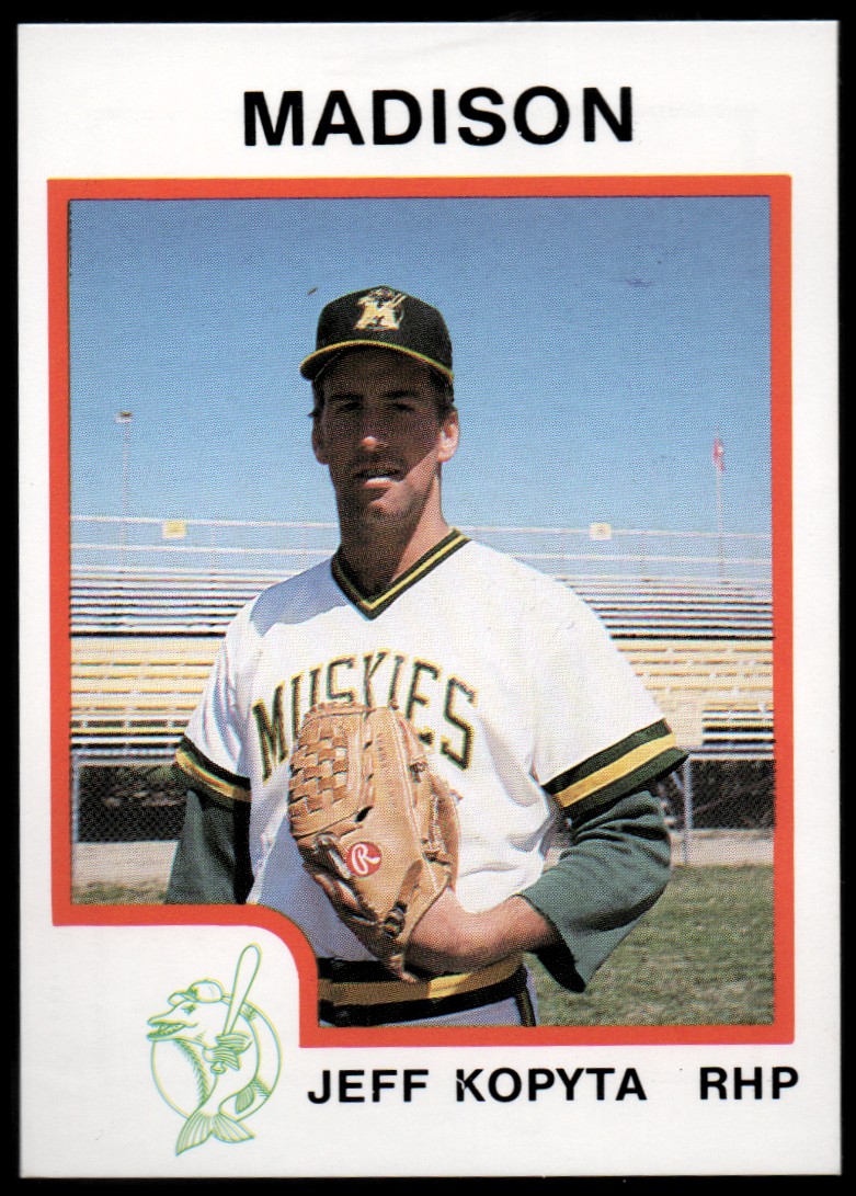 1987 Madison Muskies ProCards #18 Jeff Kopyta - NM-MT