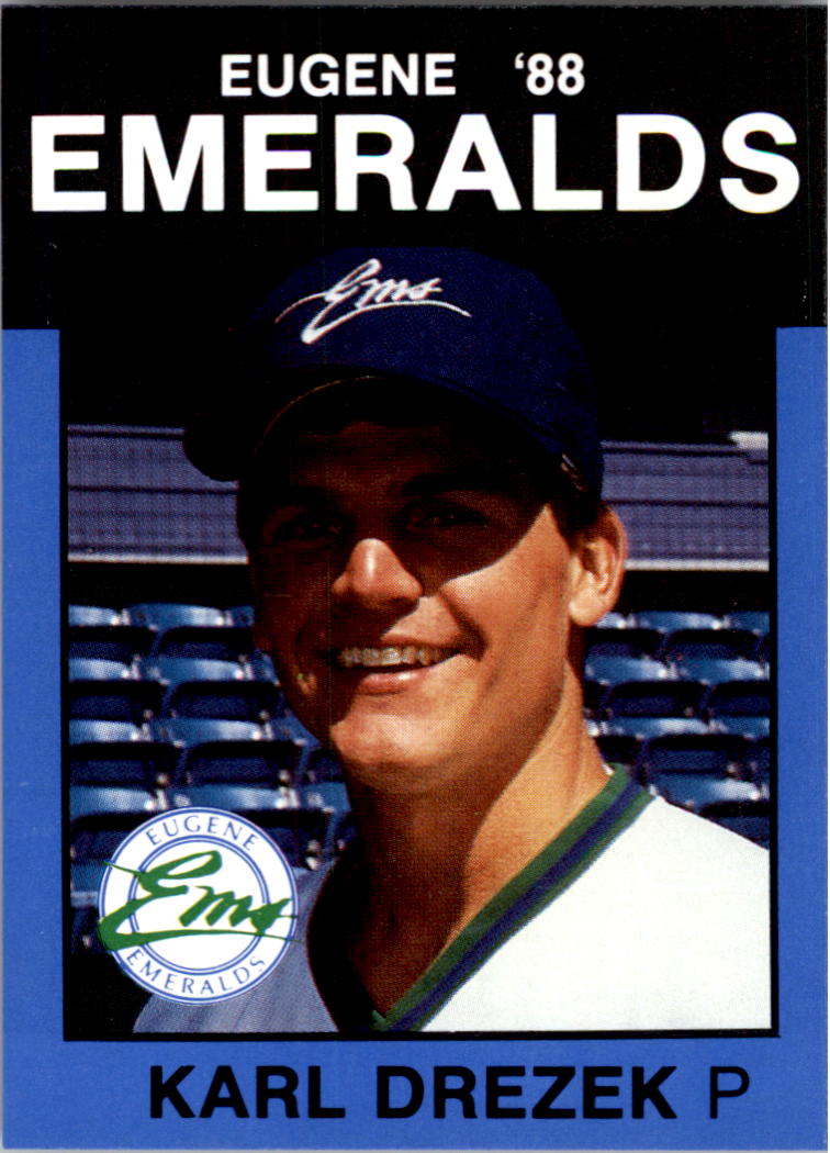 1988 Eugene Emeralds Best #21 Karl Drezek - NM-MT