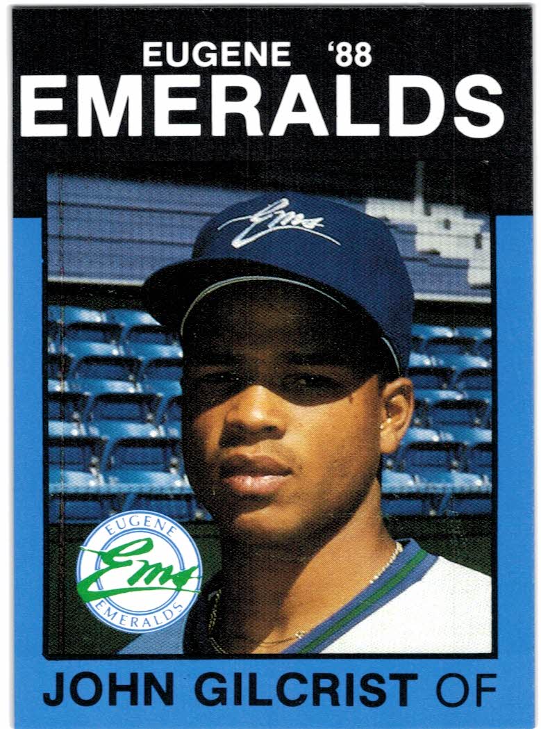 1988 Eugene Emeralds Best #24 John Gilchrist - NM-MT