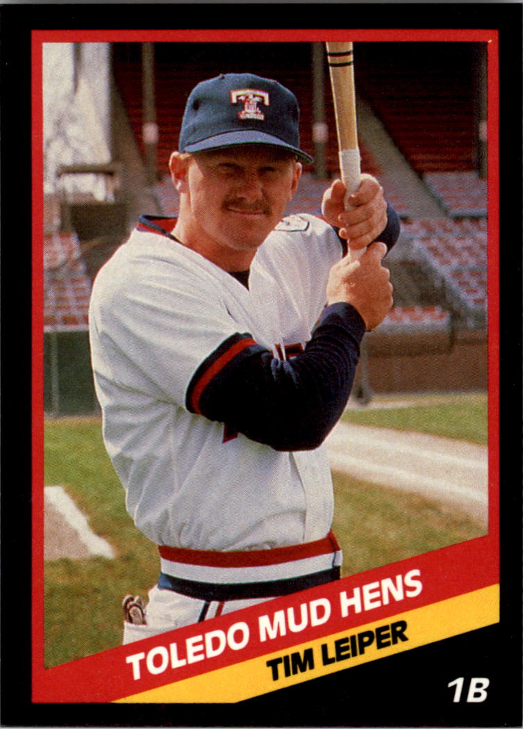 1988 Toledo Mud Hens CMC #21 Tim Leiper - NM-MT