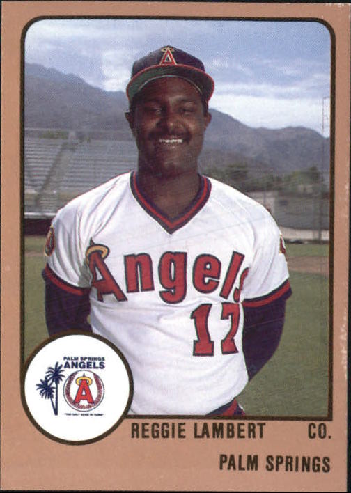 1988 Palm Springs Angels ProCards #1461 Reggie Lambert - NM-MT ...