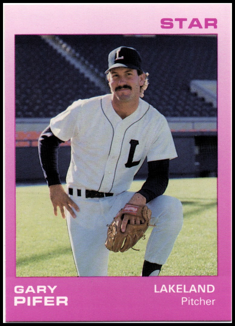 1988 Lakeland Tigers Star #21 Gary Pifer - NM-MT