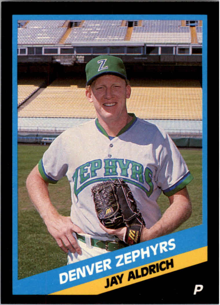 1988 Denver Zephyrs CMC #7 Jay Aldrich - NM-MT