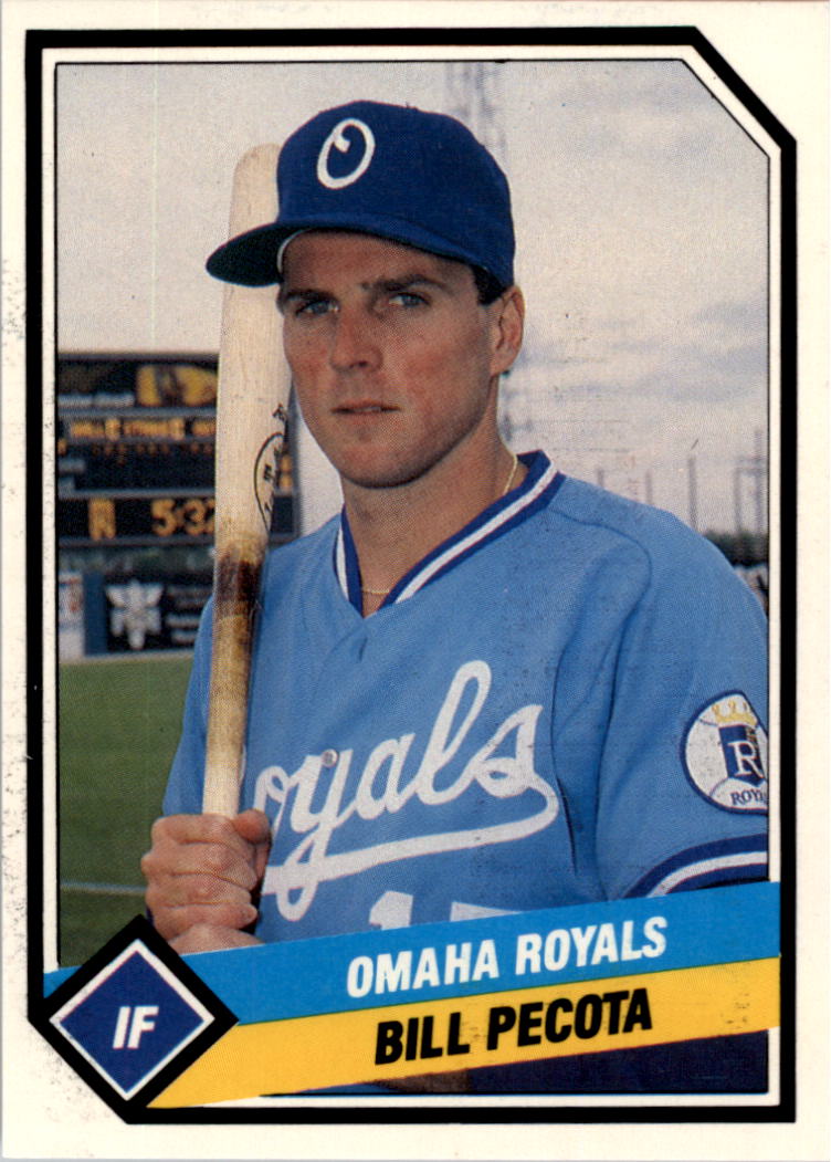 1989 Omaha Royals CMC #15 Bill Pecota - NM-MT