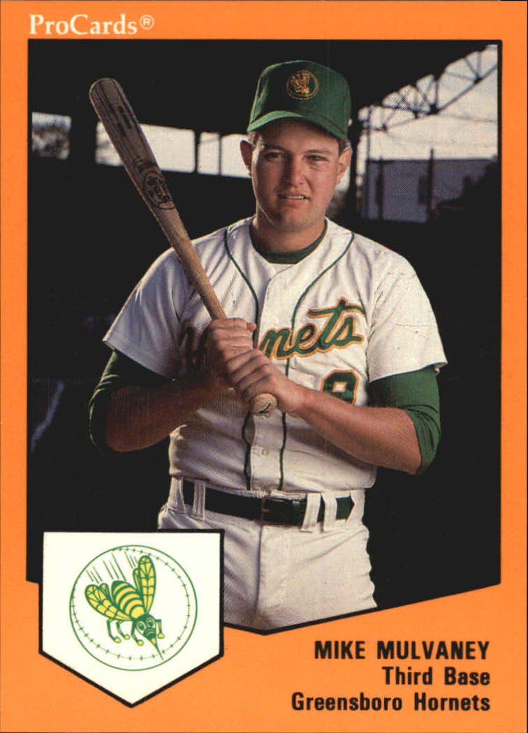 1989 Greensboro Hornets ProCards #410 Mike Mulvaney - NM-MT