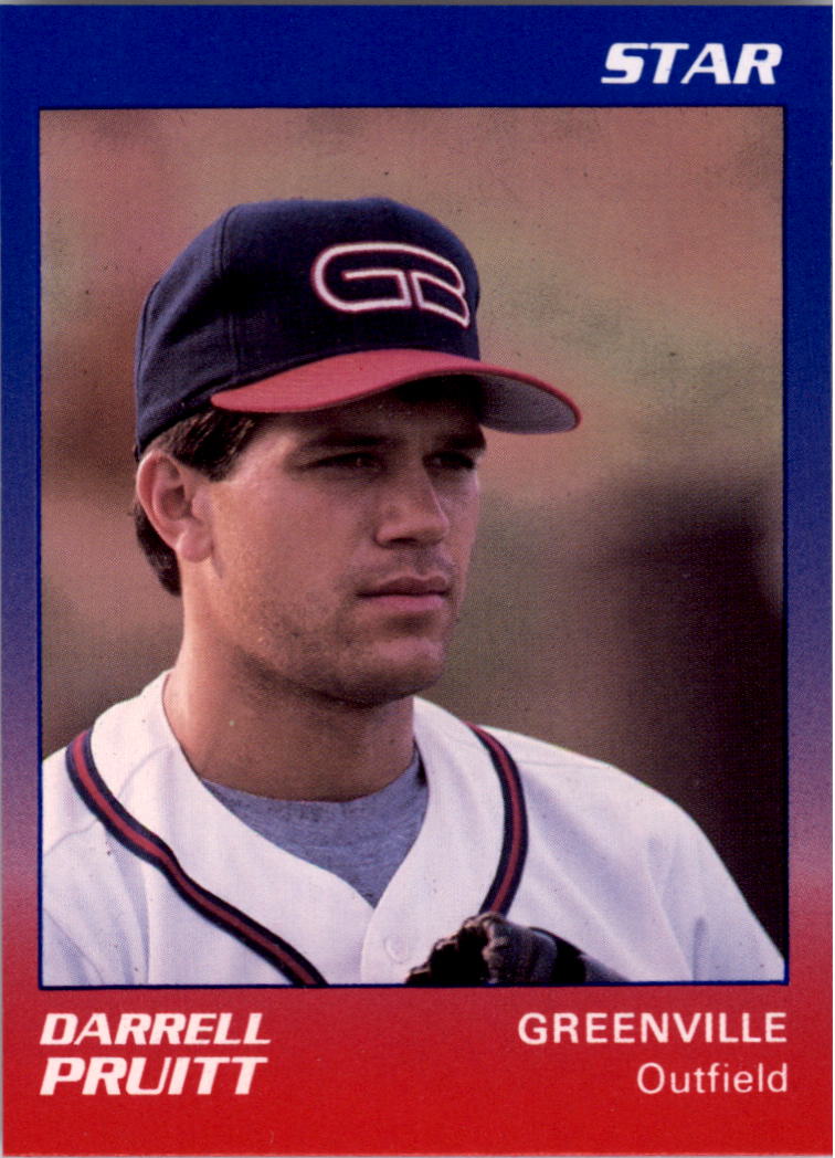 1989 Greenville Braves Star #19 Darrell Pruitt - NM-MT