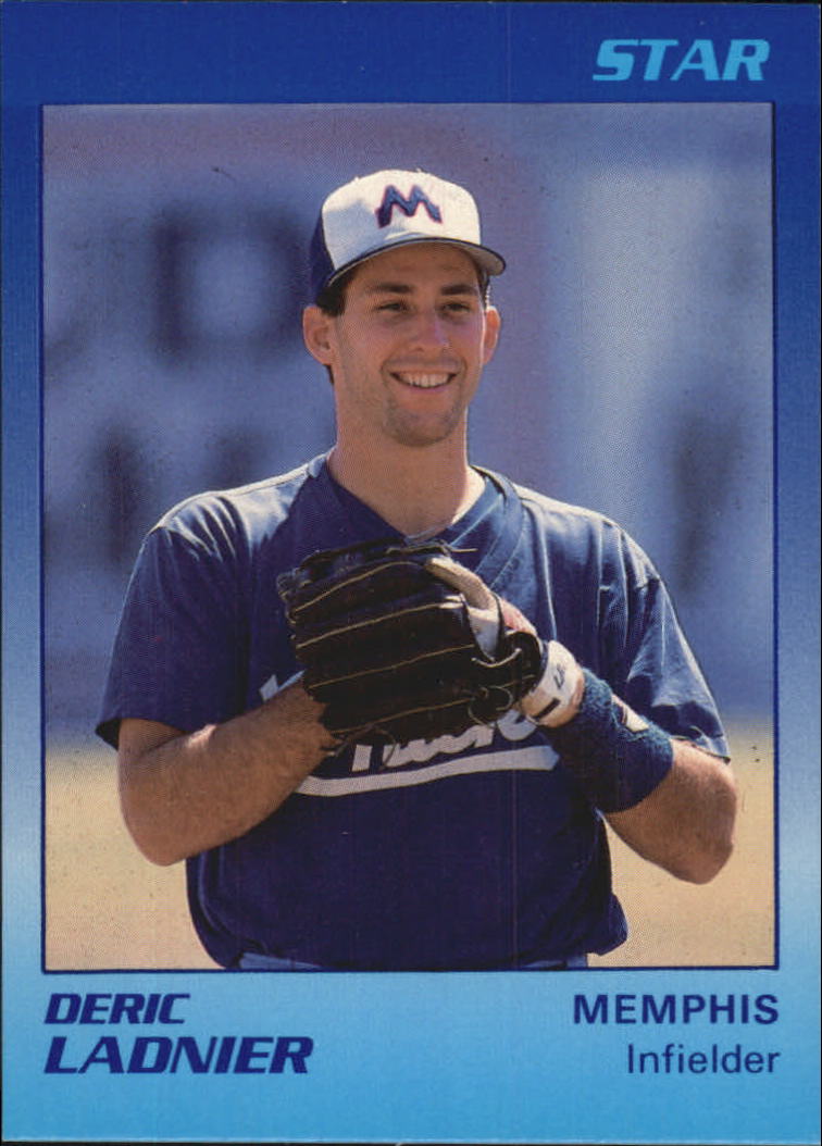 1989 Memphis Chicks Star #13 Deric Ladnier - NM-MT - Burbank ...