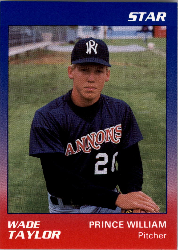1989 Prince William Cannons Star #21 Wade Taylor - NM-MT