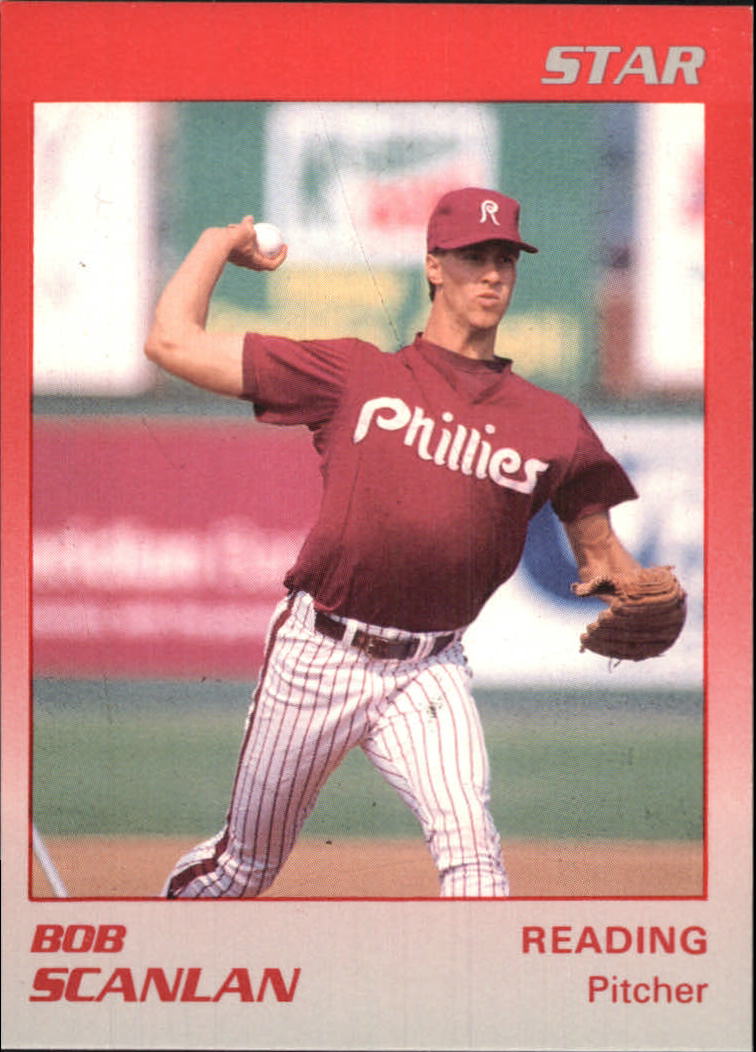 1989 Reading Phillies Star #21 Bob Scanlan - NM-MT