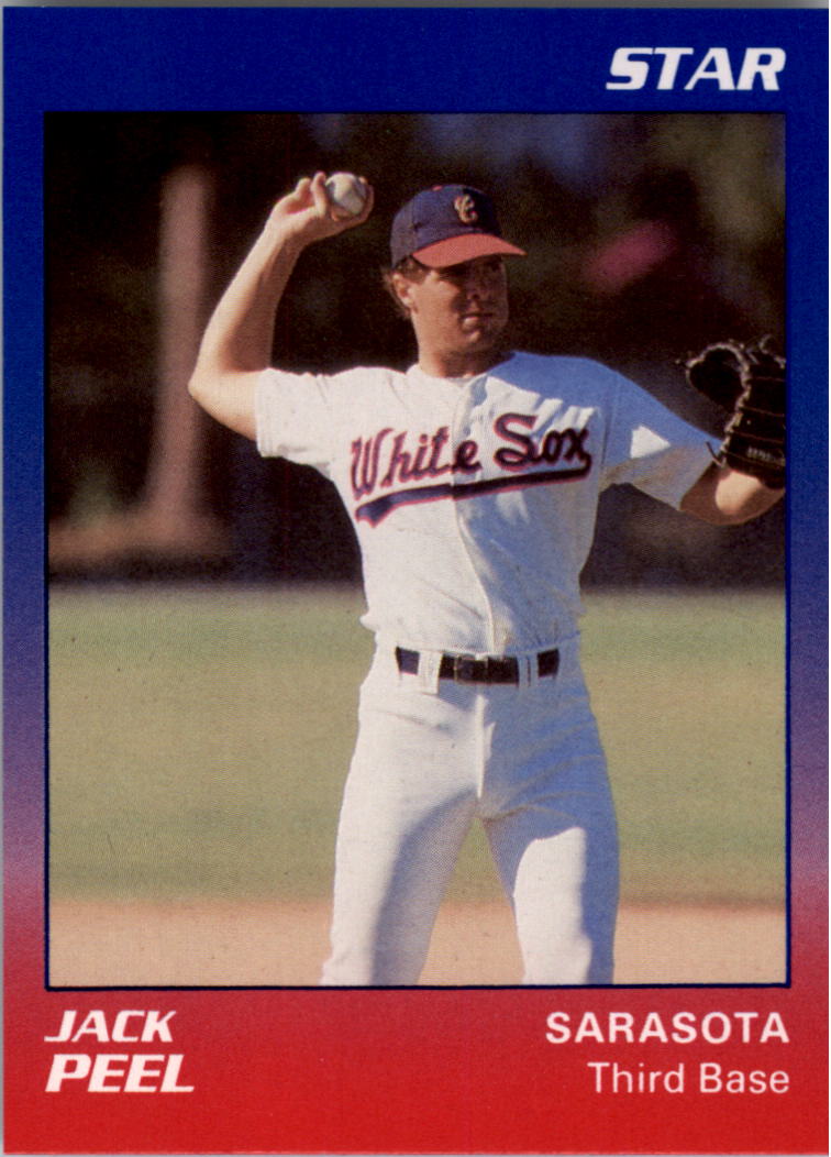 1989 Sarasota White Sox Star #18 Jack Peel - NM-MT