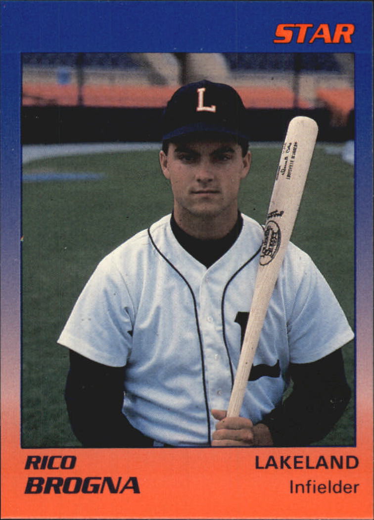 1989 Lakeland Tigers Star #3 Rico Brogna - NM-MT