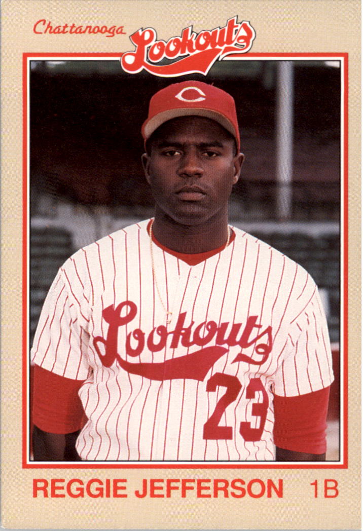 1989 Chattanooga Lookouts Grand Slam #12 Reggie Jefferson - NM-MT