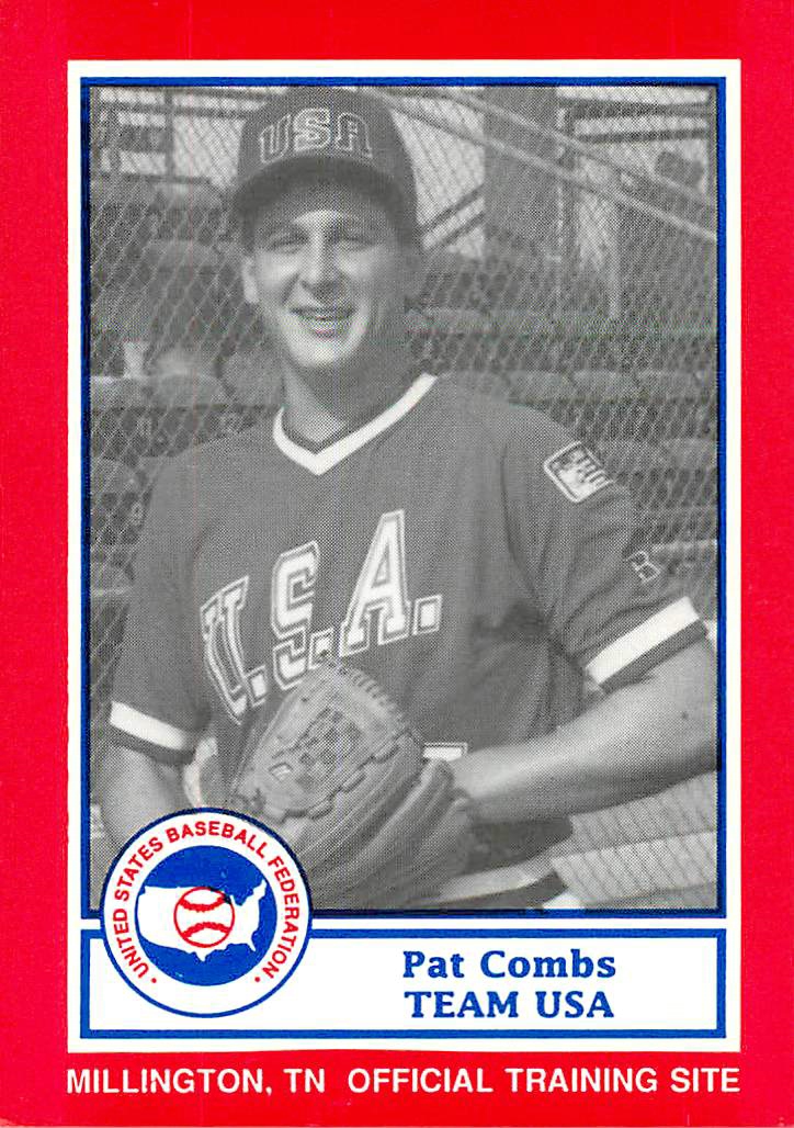 1990 Pan Am Team USA Red BDK #5 Pat Combs - NM-MT