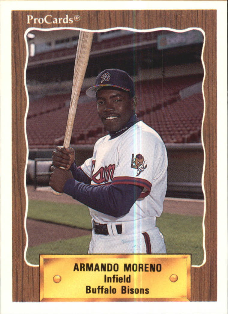 1990 Buffalo Bisons ProCards #381 Armando Moreno - NM-MT