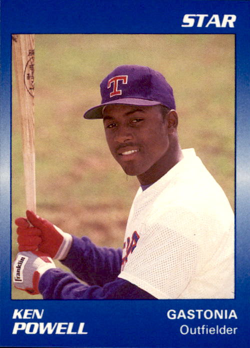 1990 Gastonia Rangers Star #18 Ken Powell - NM