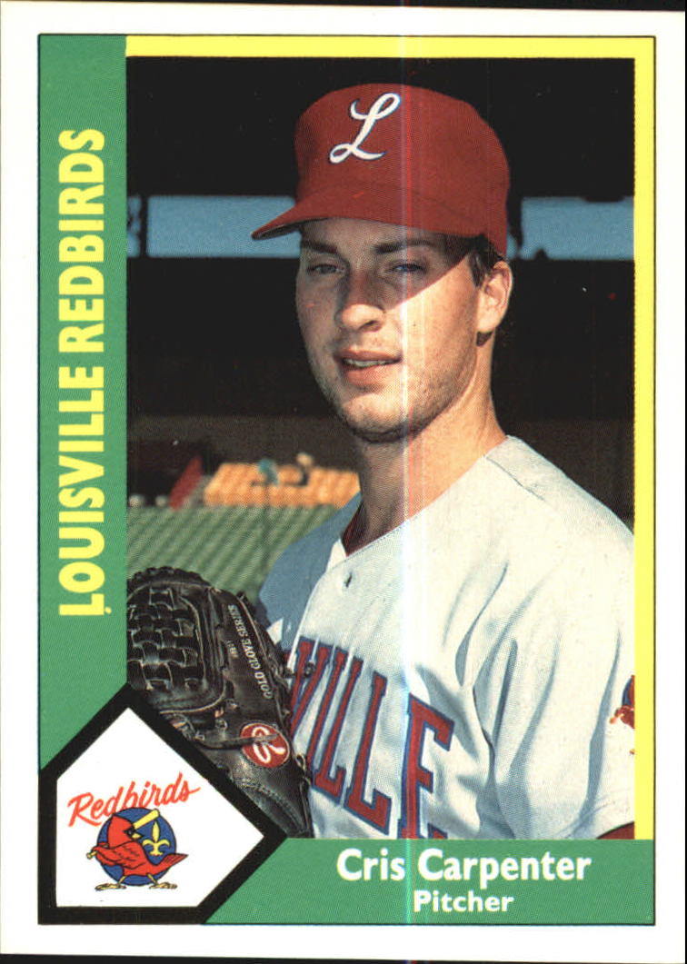 1990 Louisville Red Birds CMC #3 Cris Carpenter - NM-MT