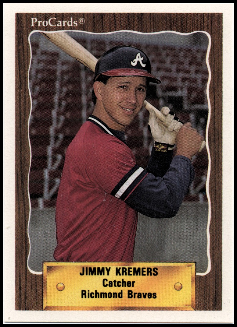 1990 Richmond Braves ProCards #261 Jimmy Kremers - NM-MT