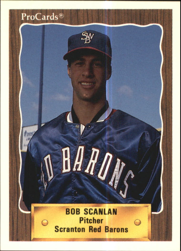 1990 Scranton Red Barons ProCards #599 Bob Scanlan - NM-MT