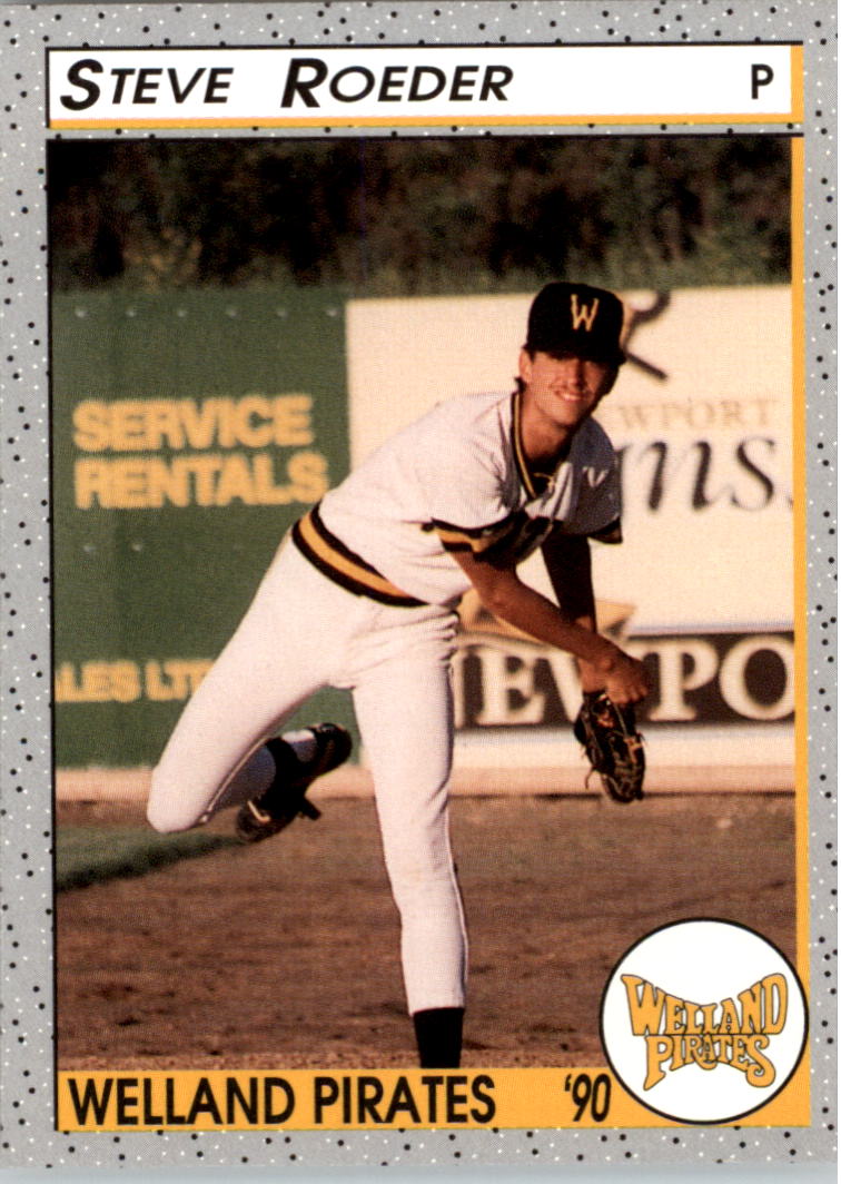 1990 Welland Pirates Pucko #27 Steve Roeder - NM-MT