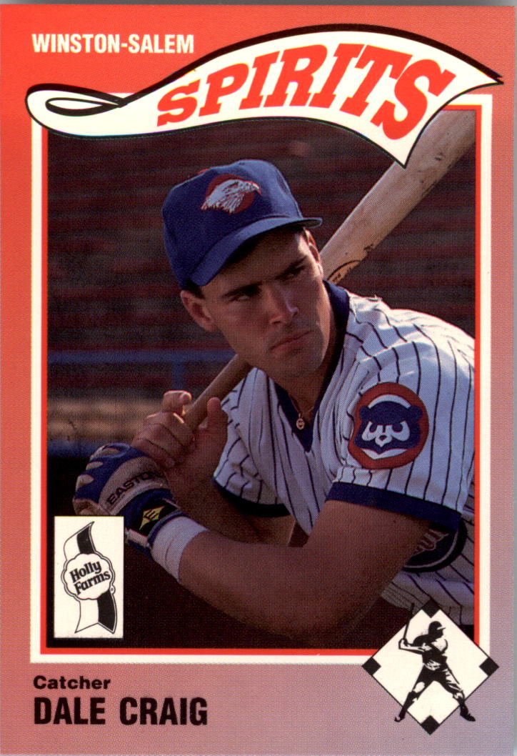 1990 Winston-Salem Spirits Team Issue #8 Dale Craig - NM-MT