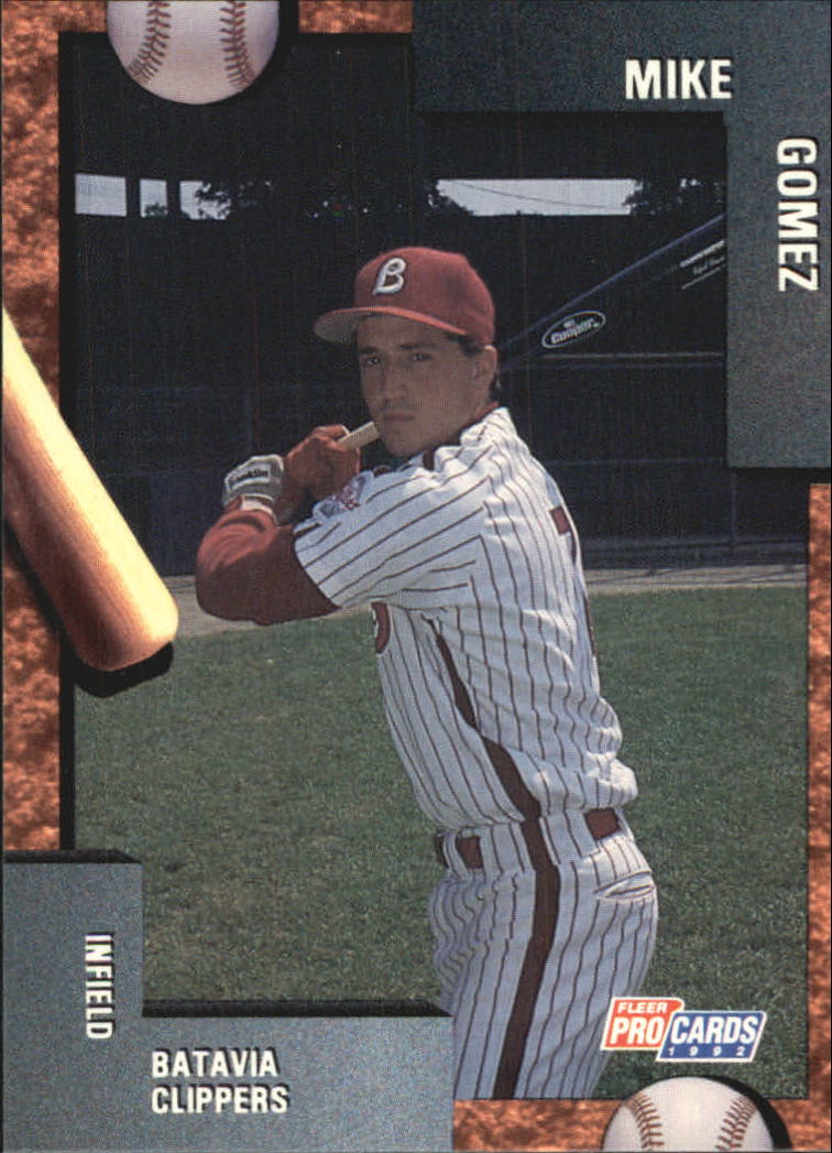 1992 Batavia Clippers Fleer/ProCards #3272 Mike Gomez - NM-MT - Burbank ...